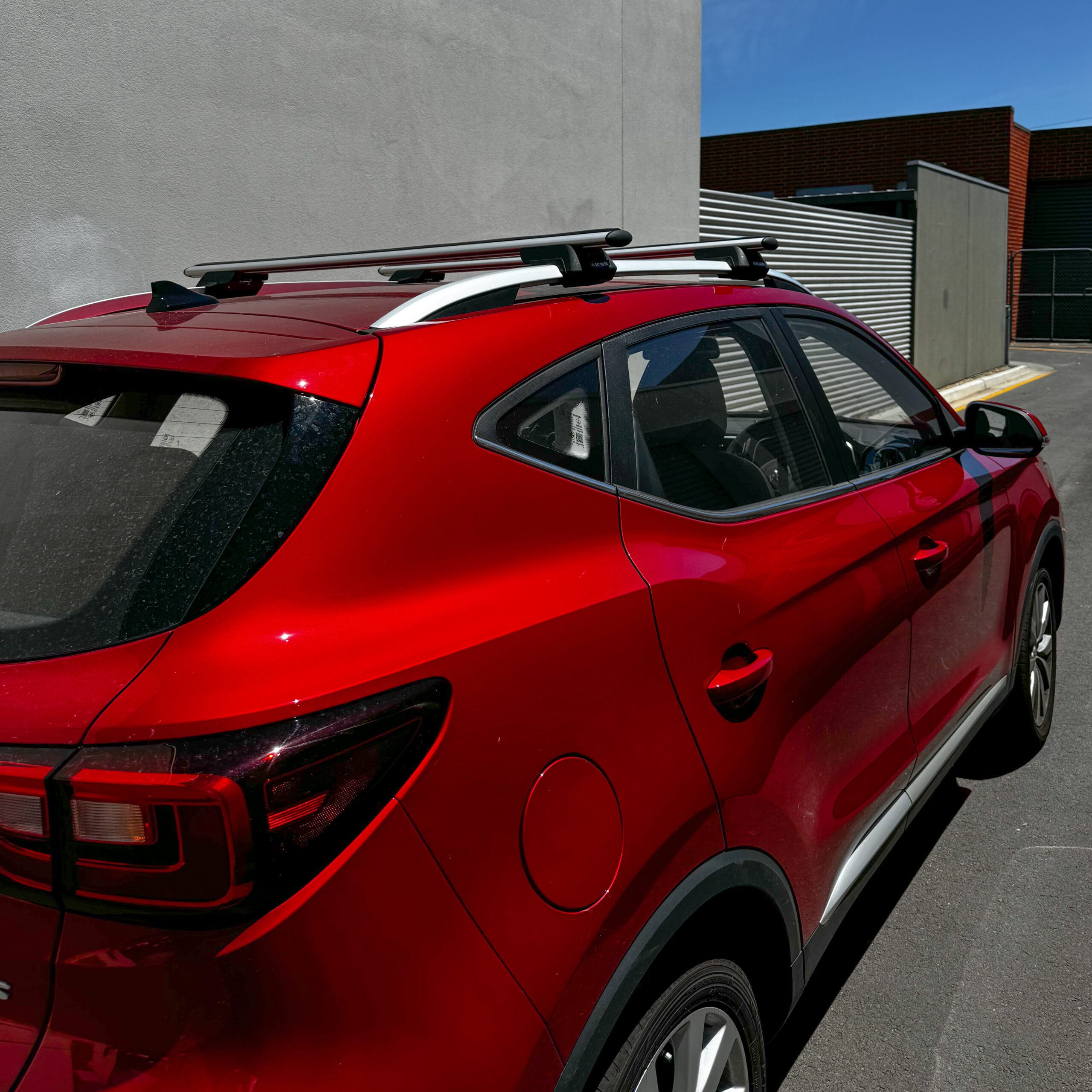 MG ZS Roof Racks - Factory Rails - KRS Australia