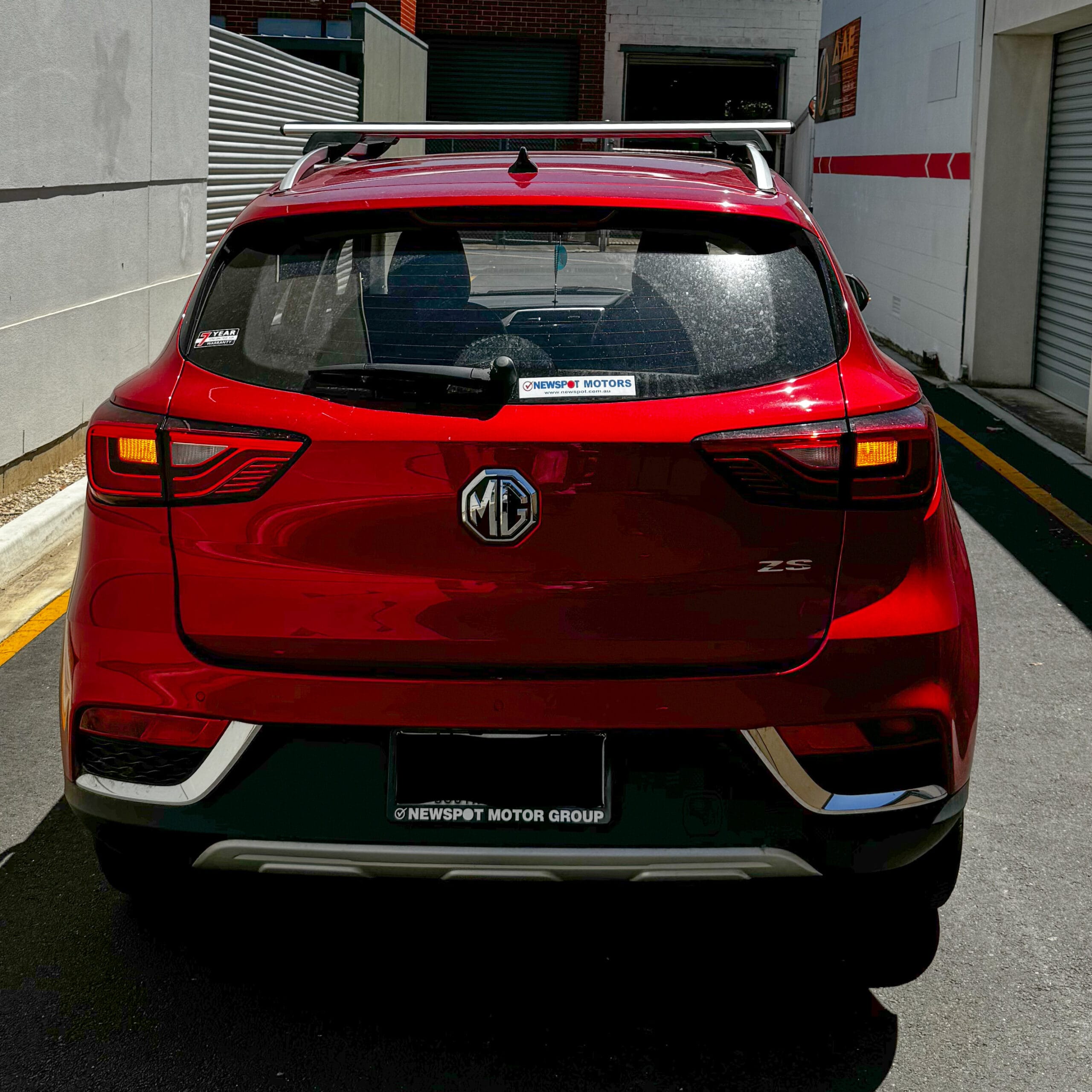 MG ZS Roof Racks - Factory Rails - KRS Australia